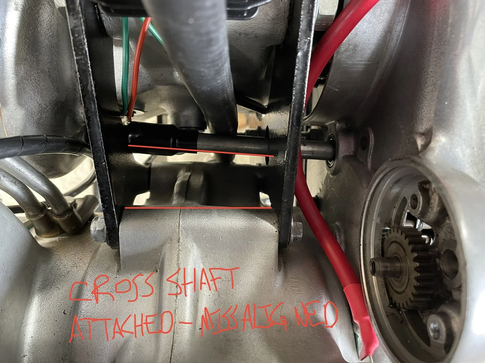 MKIII cross shaft primary to gearbox alignment | Access Norton