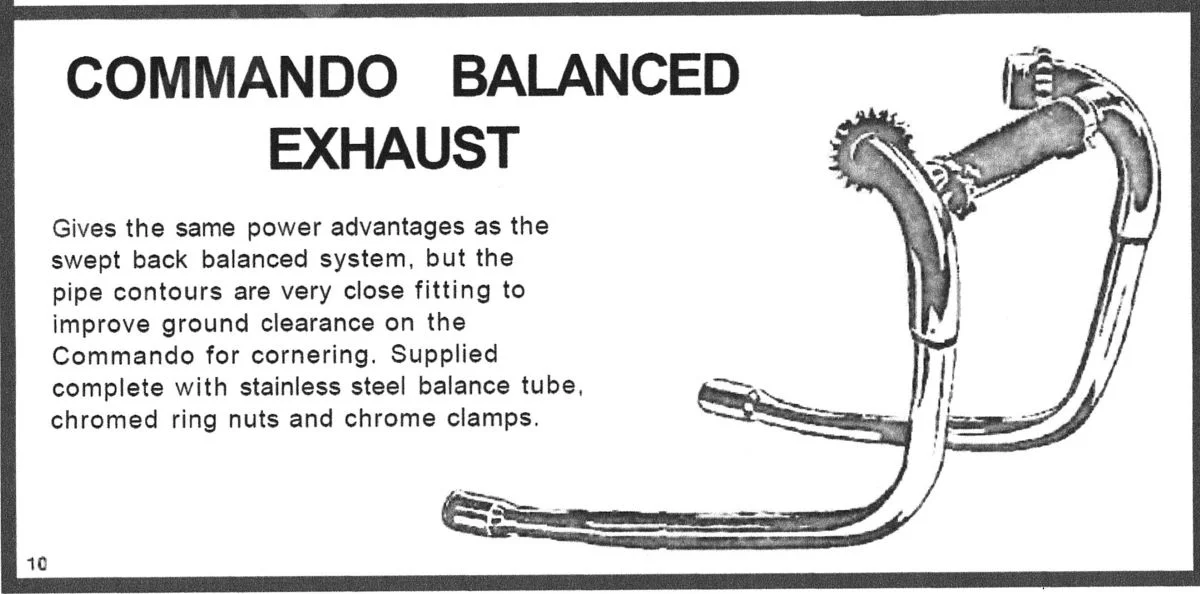 Commando exhaust design ? | Access Norton