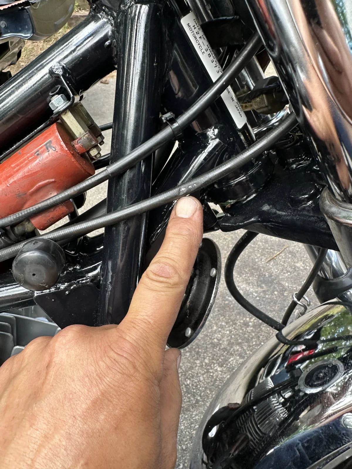 Clutch Cable Routing | Access Norton