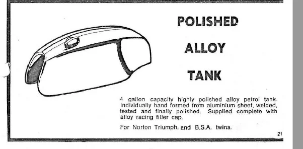 Were there ever steel Dunstall tanks? | Access Norton