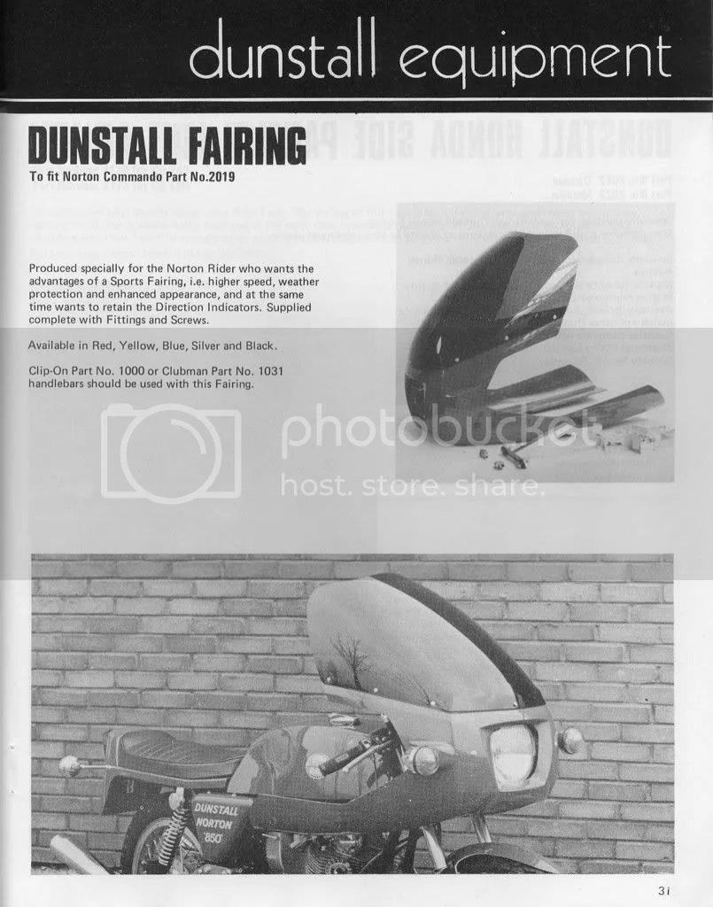 Dunstall Fairing for 35 year garage find Commando | Access Norton