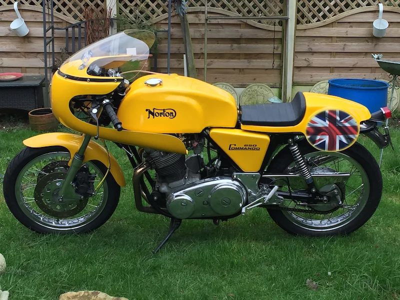 Norton Commando Production Racer - Yellow Paint Code | Access Norton