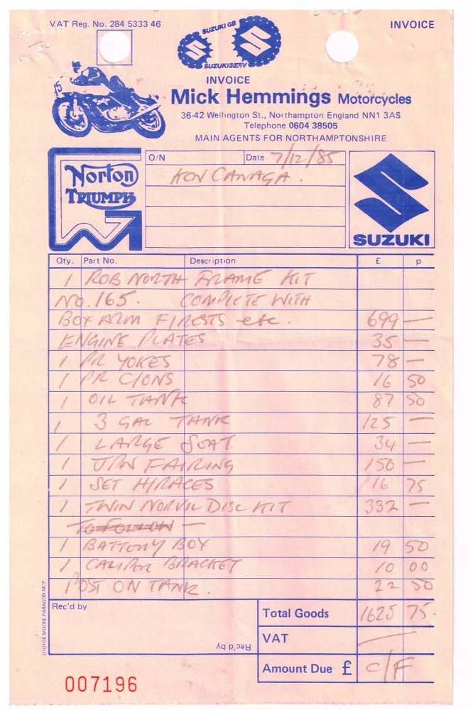 Where are the Rob North Northtons? | Access Norton