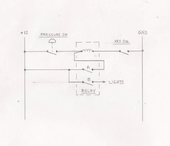 oil pressure switch in Commando electrical system | Access Norton