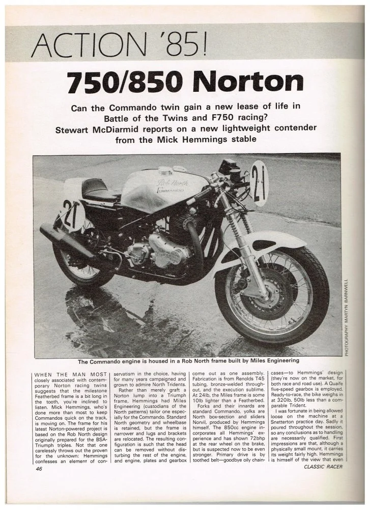 Where are the Rob North Northtons? | Access Norton