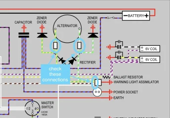 Wiring a solid state rectifier | Access Norton